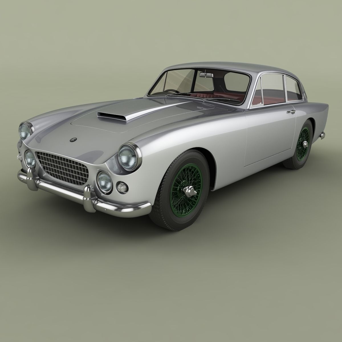 AC Greyhound Coupe 3D model | CGTrader