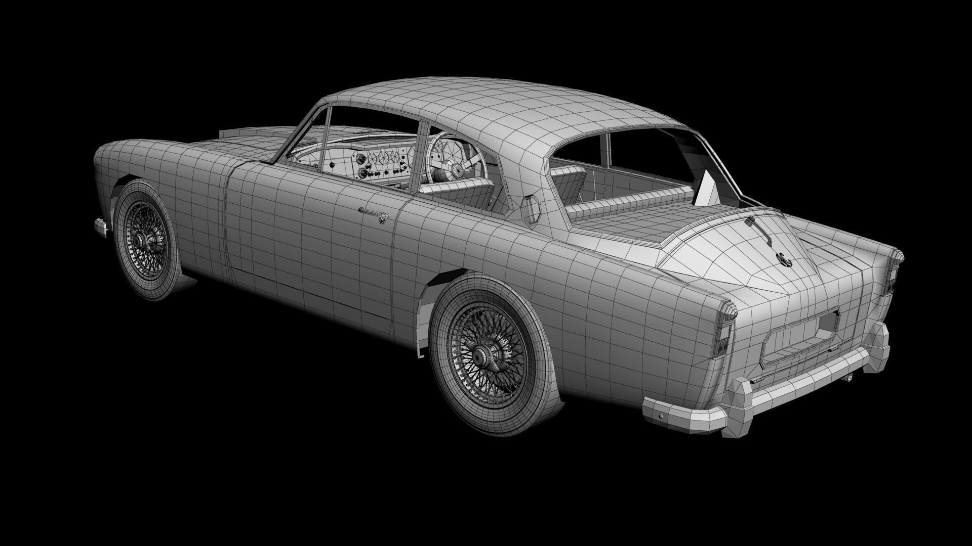 AC Greyhound Coupe 3D model | CGTrader