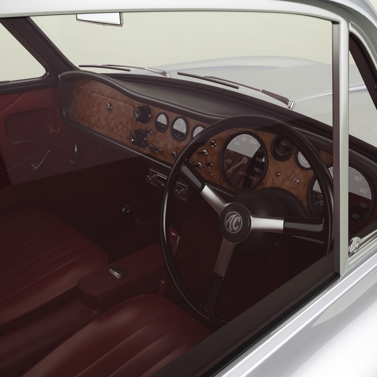 AC Greyhound Coupe 3D model | CGTrader