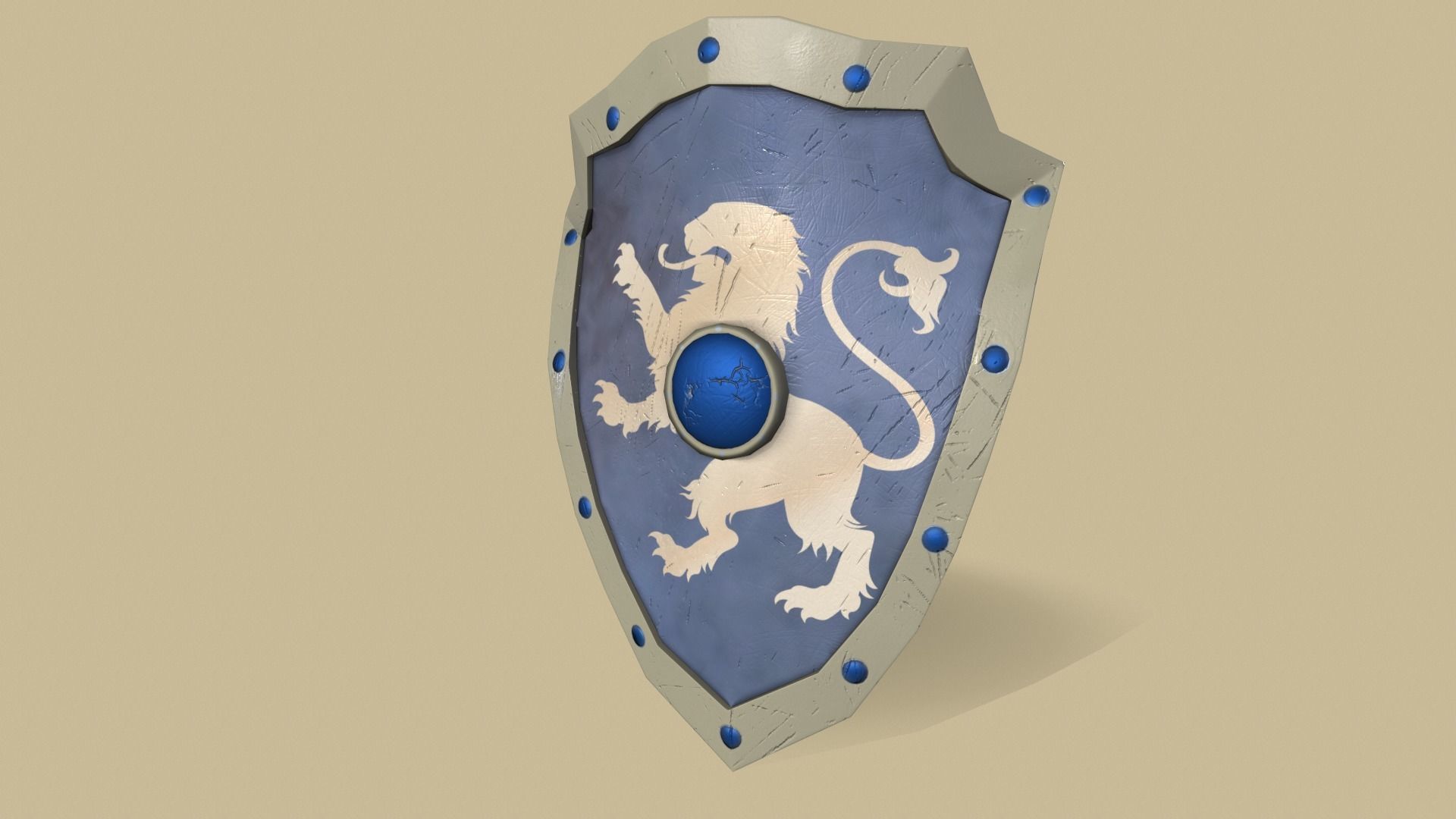 Medieval 3D Shield 3D model | CGTrader