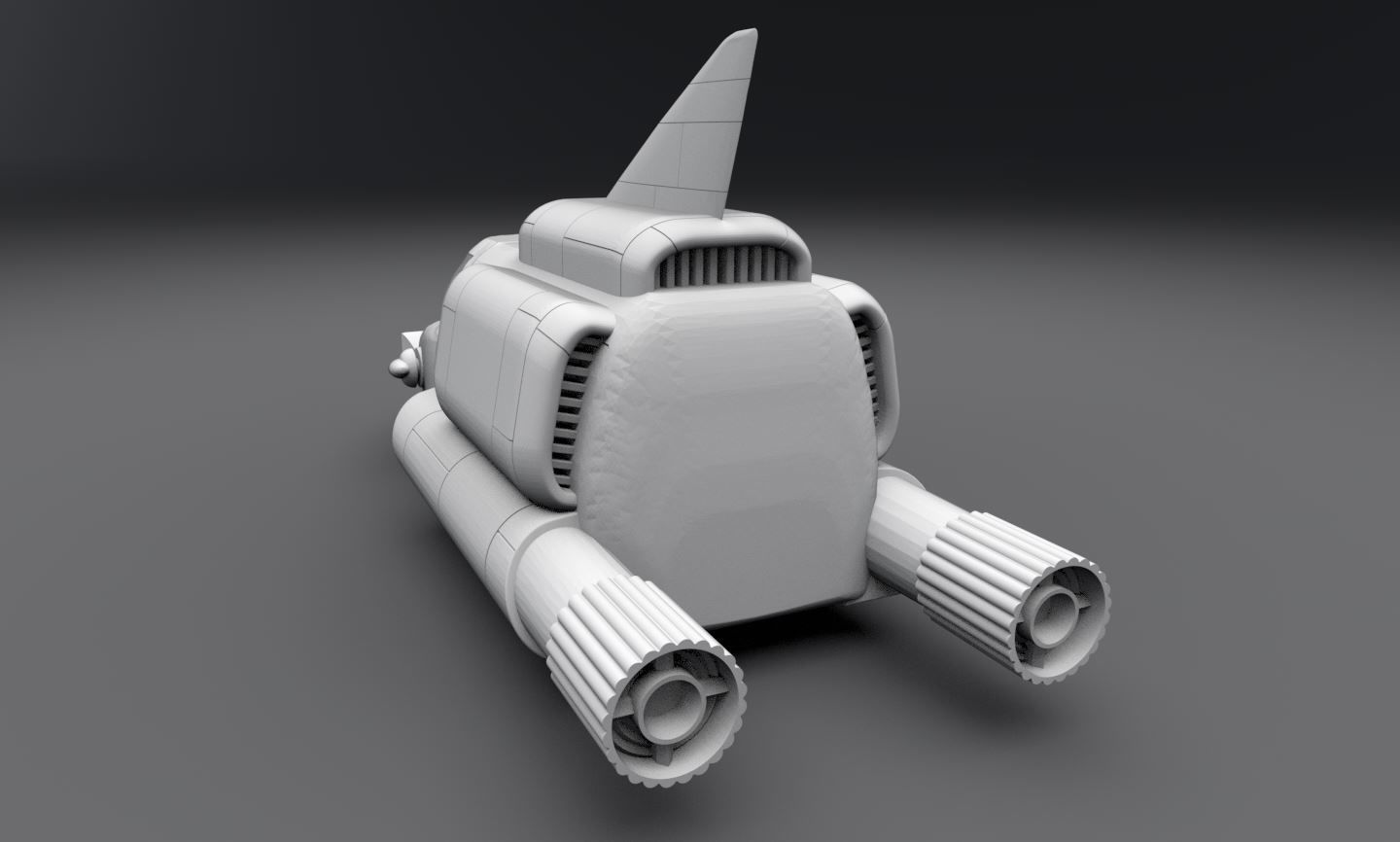 Thunderbird 4 scale model 3D model 3D printable | CGTrader