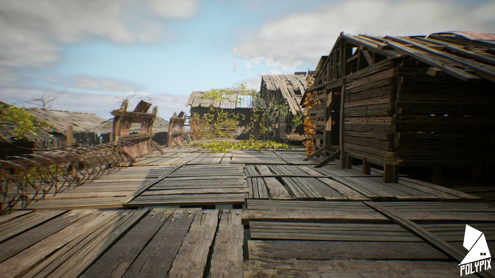 3D model Slum Island VR / AR / low-poly rigged animated | CGTrader