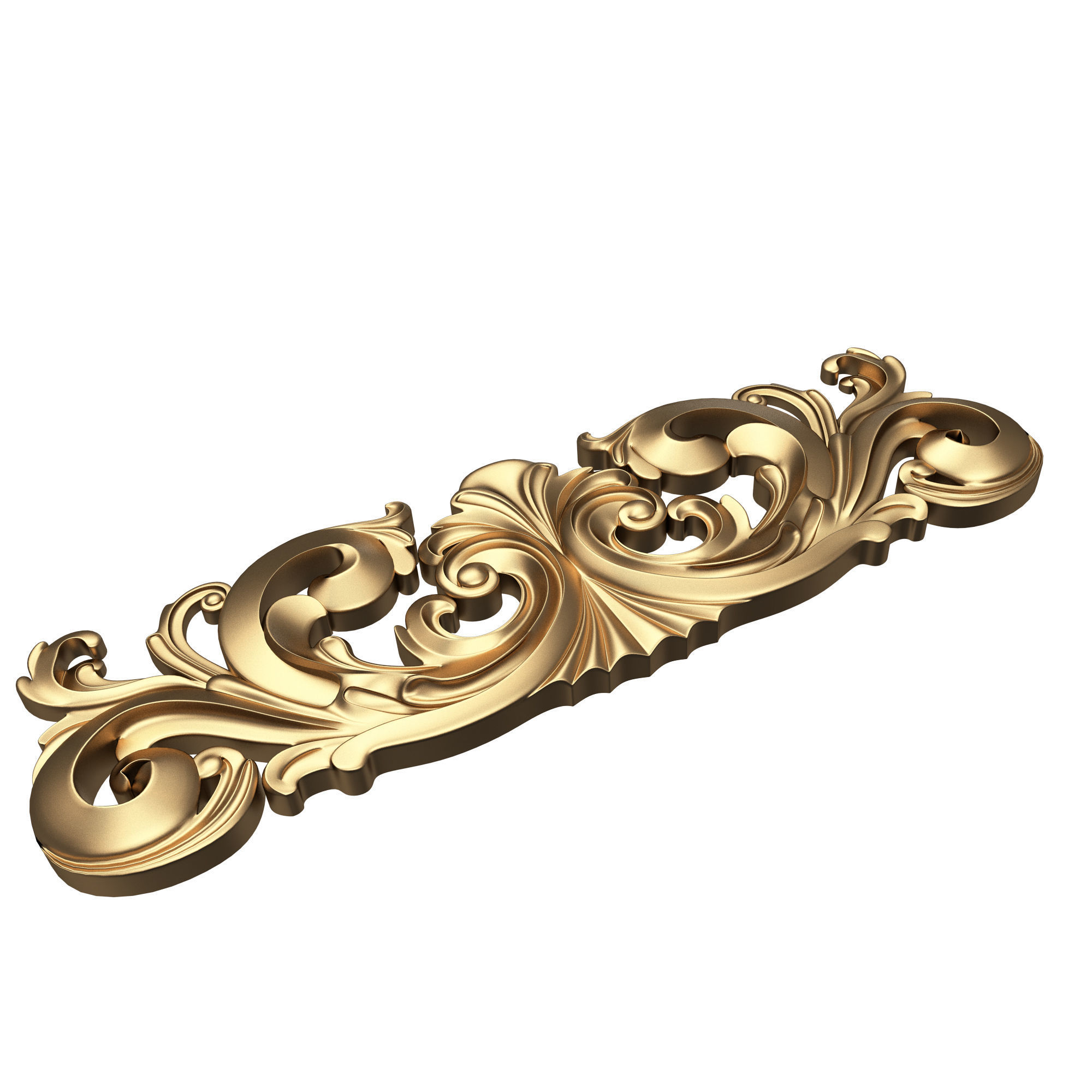 3D model Carved Plaster Molding Decoration 023 VR / AR / low-poly ...