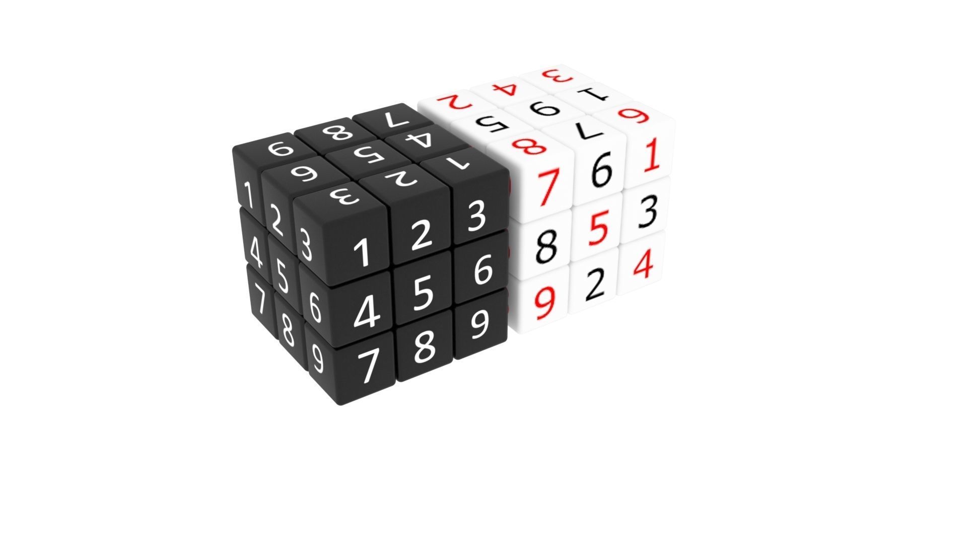 Sudoku Cube 3D model | CGTrader