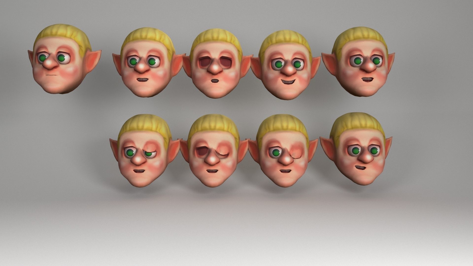 3D model Dwarf with glasses VR / AR / low-poly | CGTrader