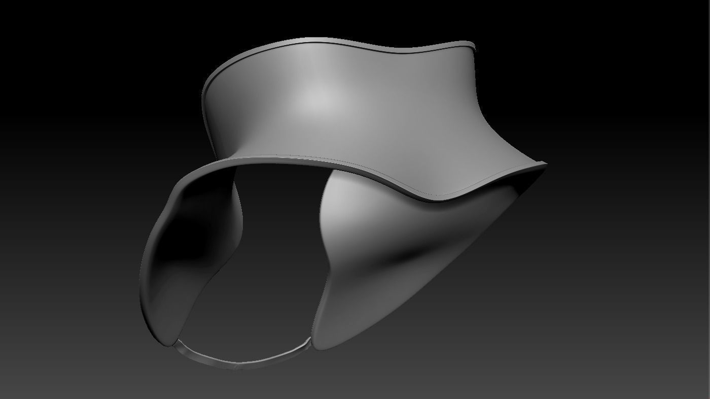 High-poly model Neck armor 3D model | CGTrader