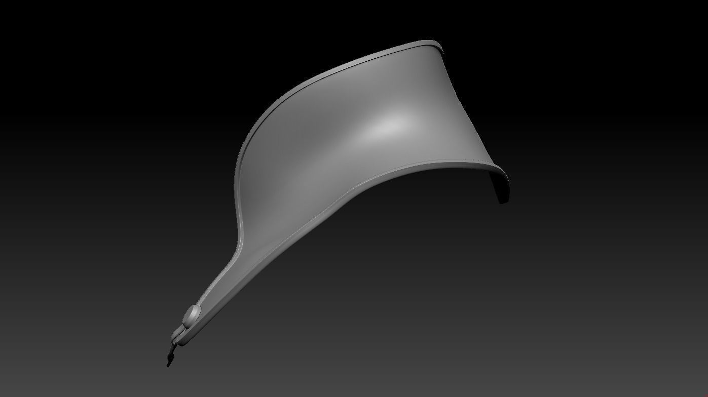 High-poly model Neck armor 3D model | CGTrader