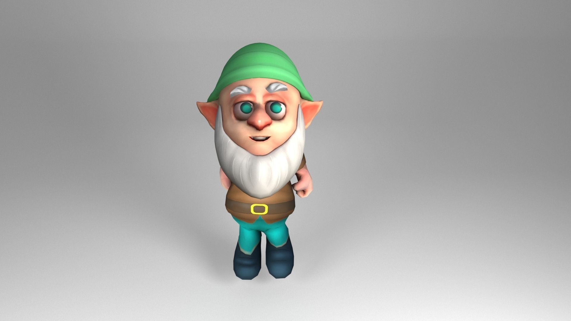 3D model Bearded Dwarf model VR / AR / low-poly | CGTrader