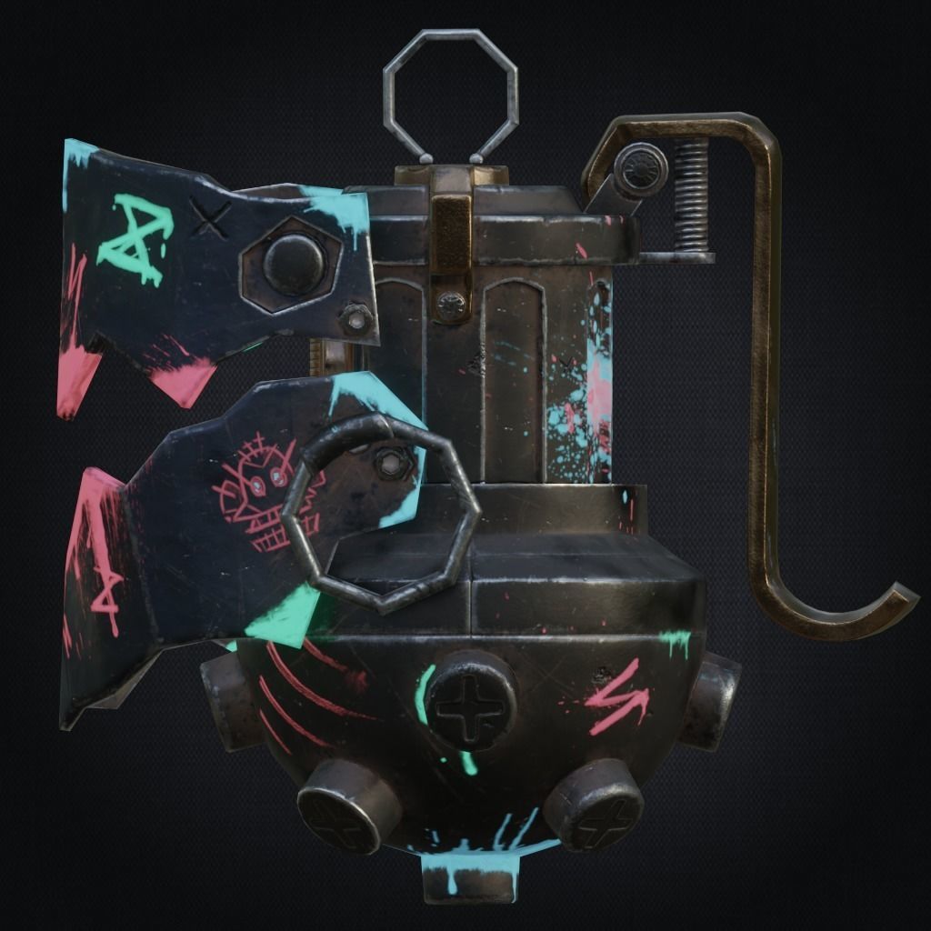 3D model Jinx grenade VR / AR / low-poly | CGTrader