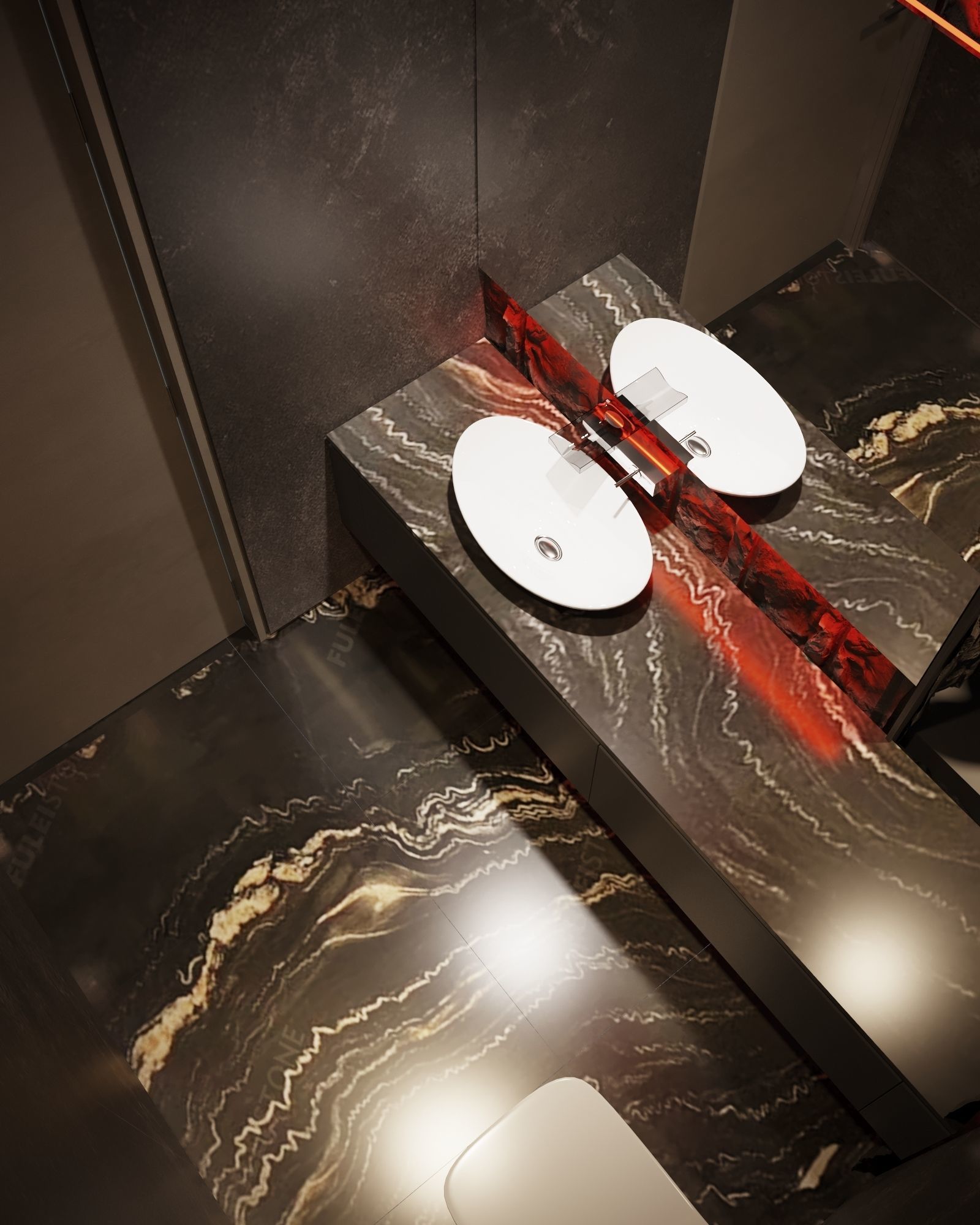 Bathroom 3D scene free 3D model | CGTrader