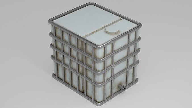 Water tank free VR / AR / low-poly 3D model | CGTrader