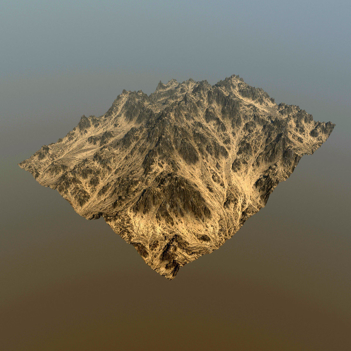 Mountains snow big n2 3D model | CGTrader