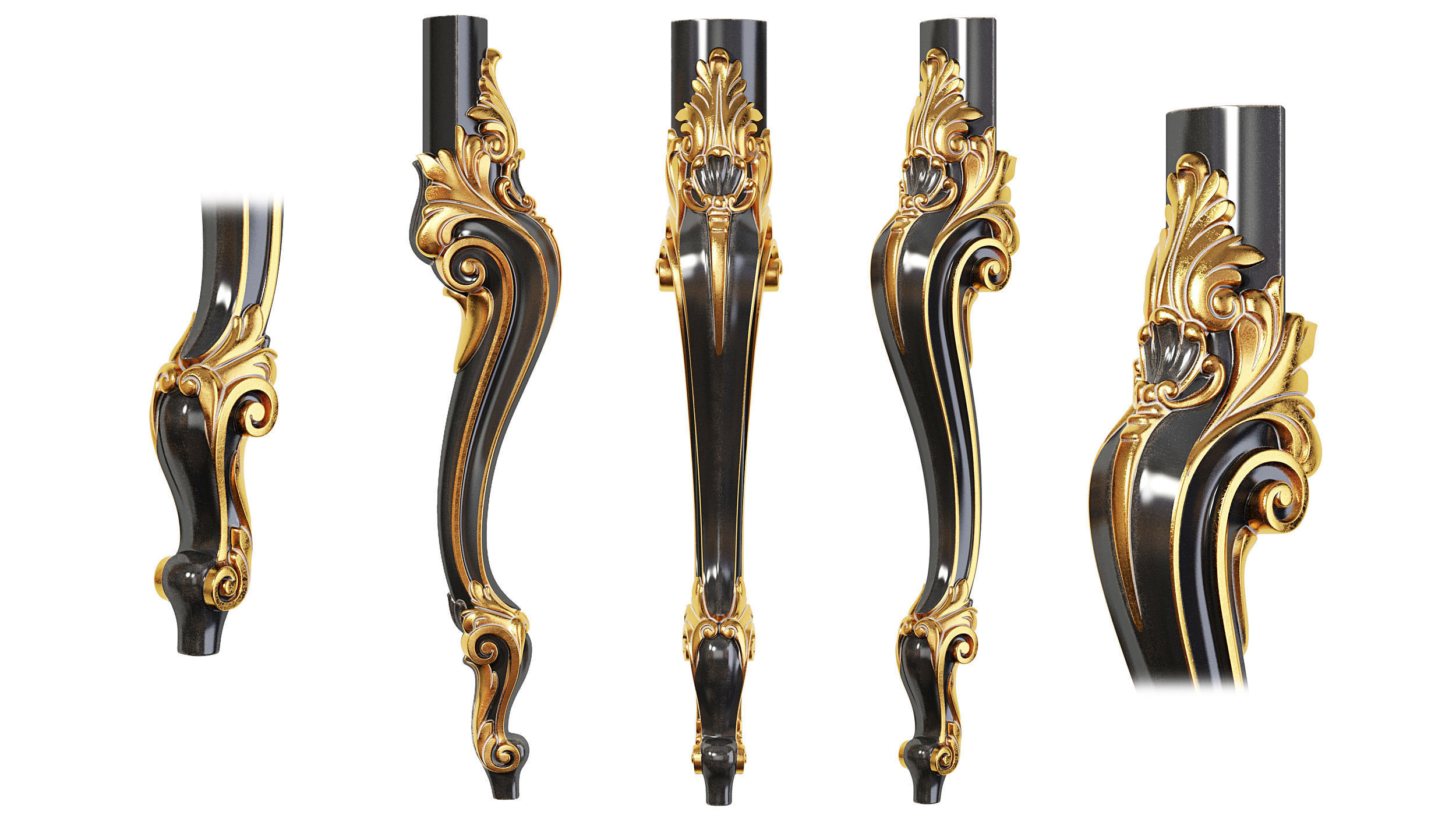 Classic leg 038 3D model | CGTrader