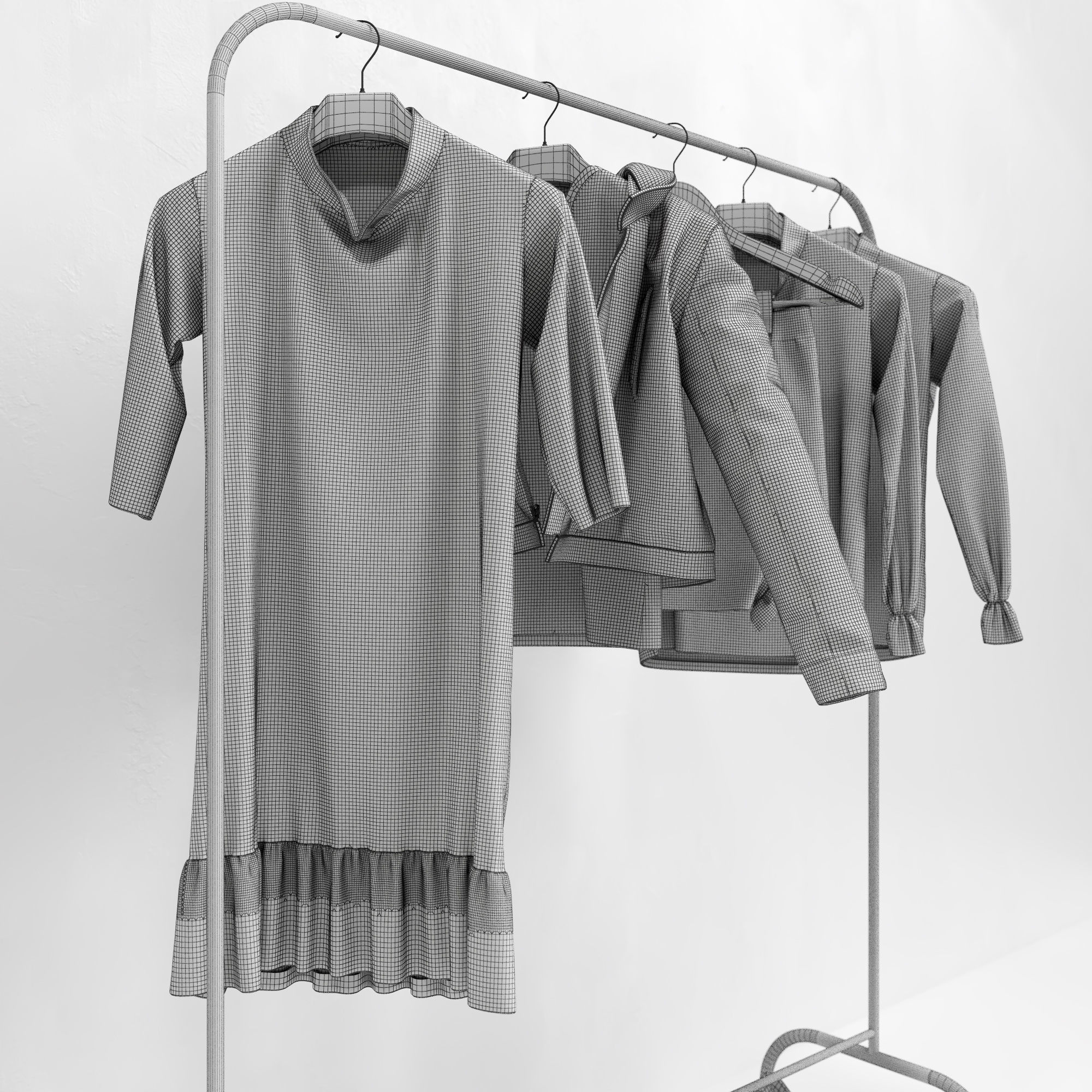 Pink Women Wardrobe 3D model | CGTrader