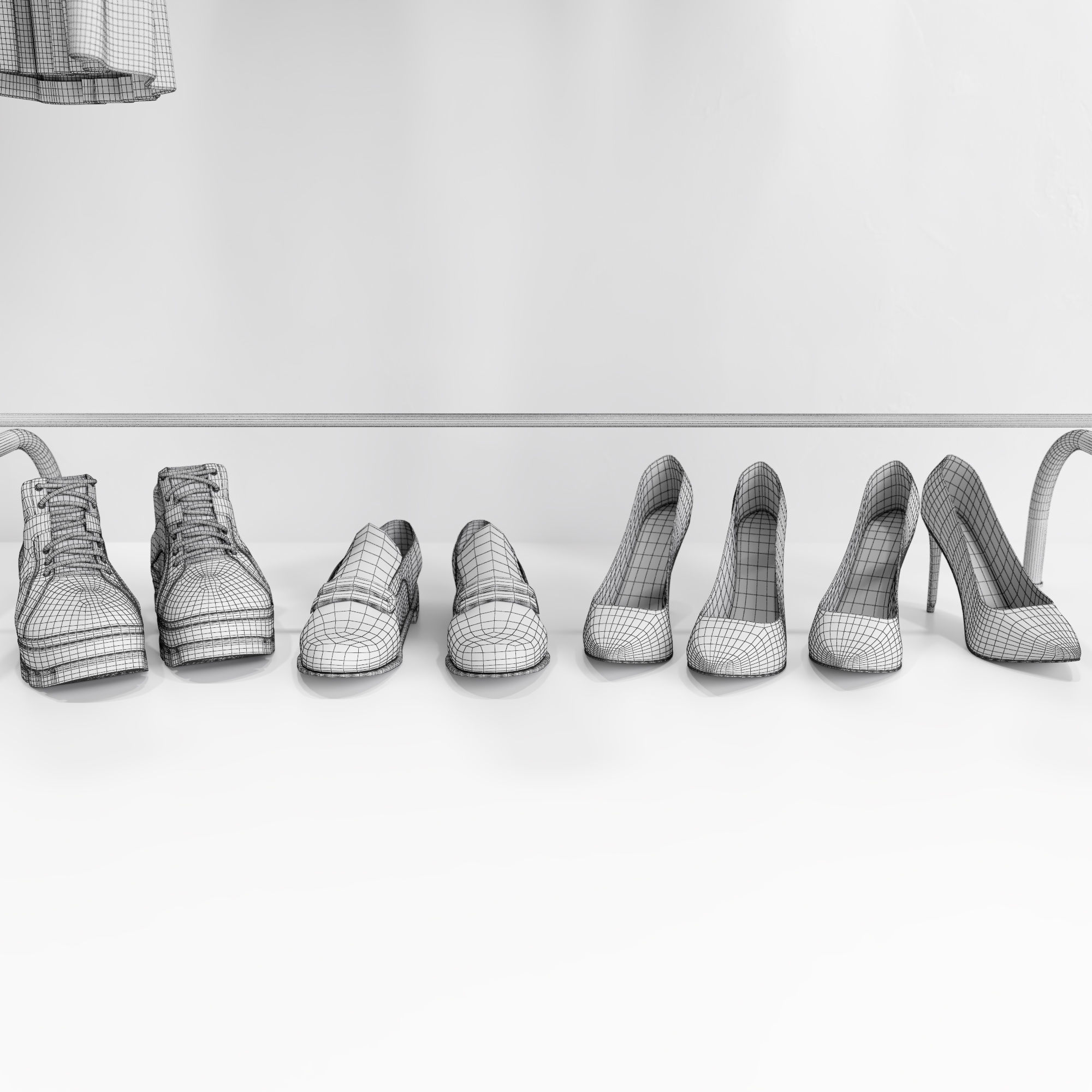 Pink Women Wardrobe 3D model | CGTrader