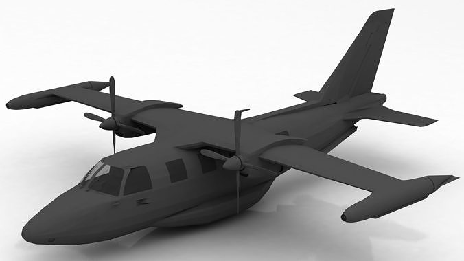 Mitsubishi Mu-2 model 3D model | CGTrader