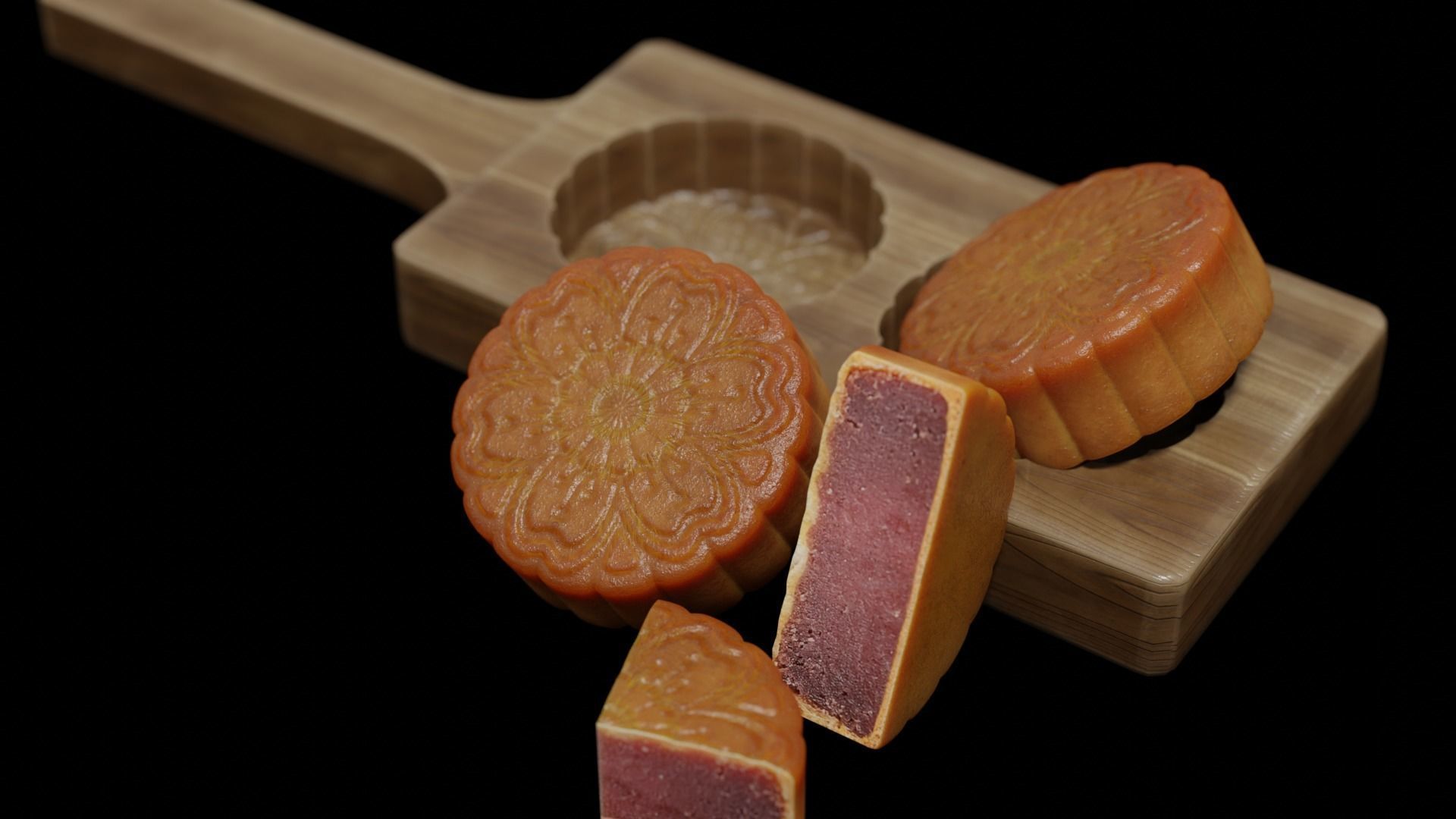 3D model Vietnamese Mooncake VR / AR / low-poly | CGTrader