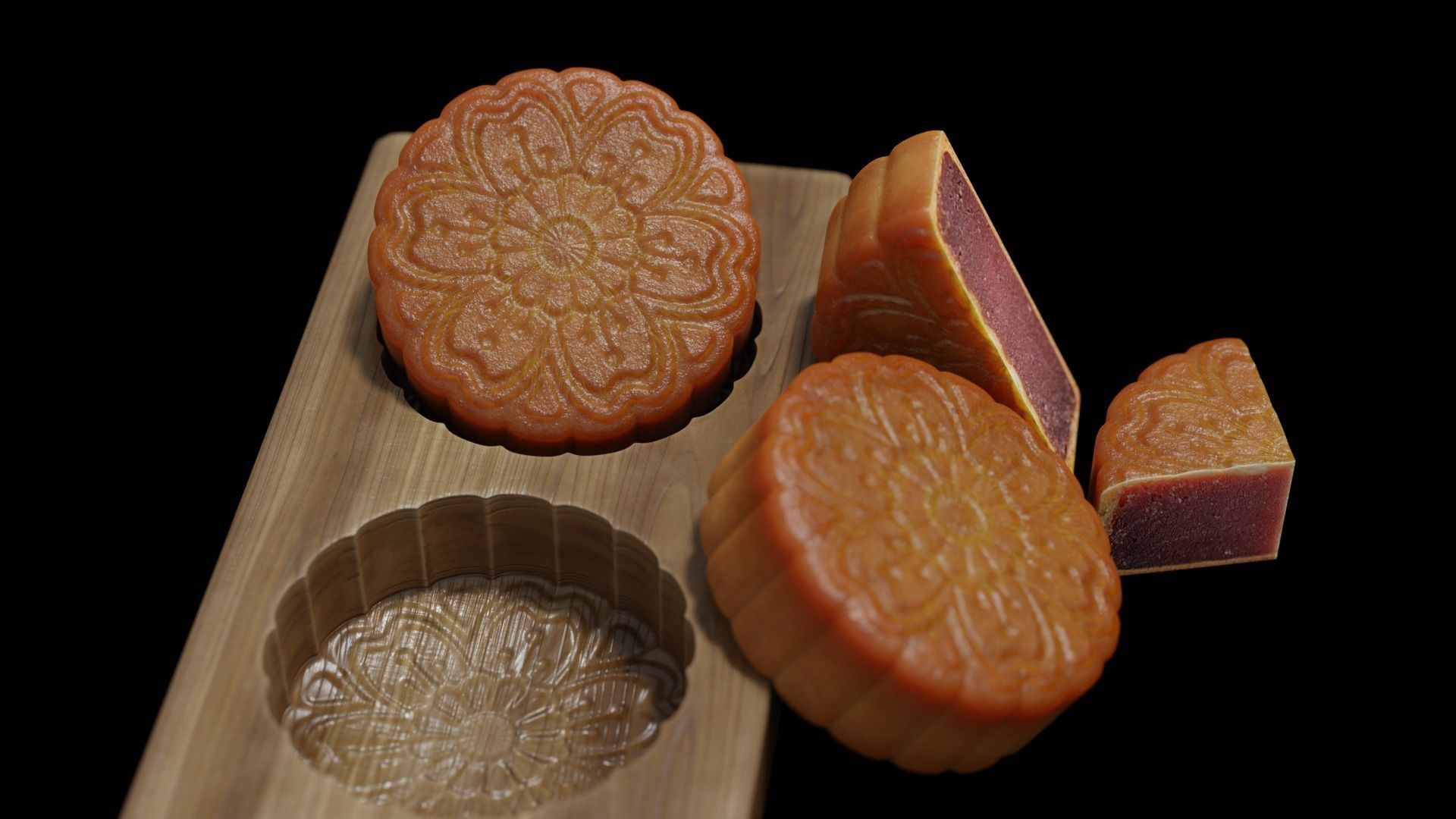 3D model Vietnamese Mooncake VR / AR / low-poly | CGTrader