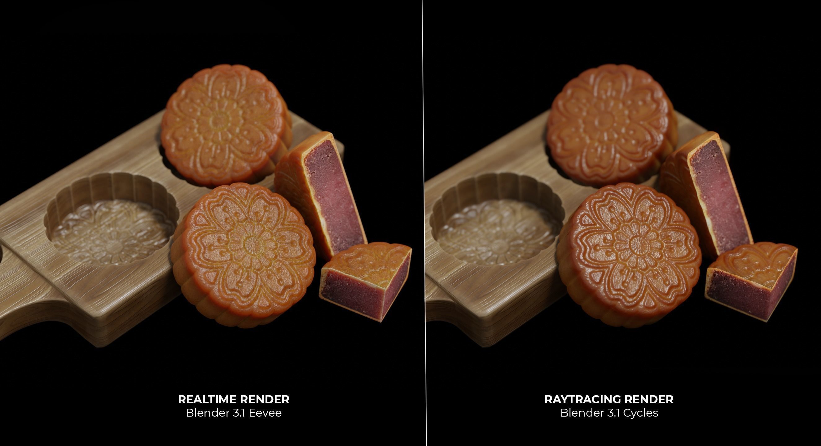 3D model Vietnamese Mooncake VR / AR / low-poly | CGTrader