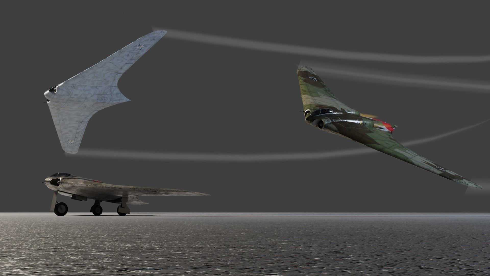 3D model Horten Ho 229 VR / AR / low-poly | CGTrader