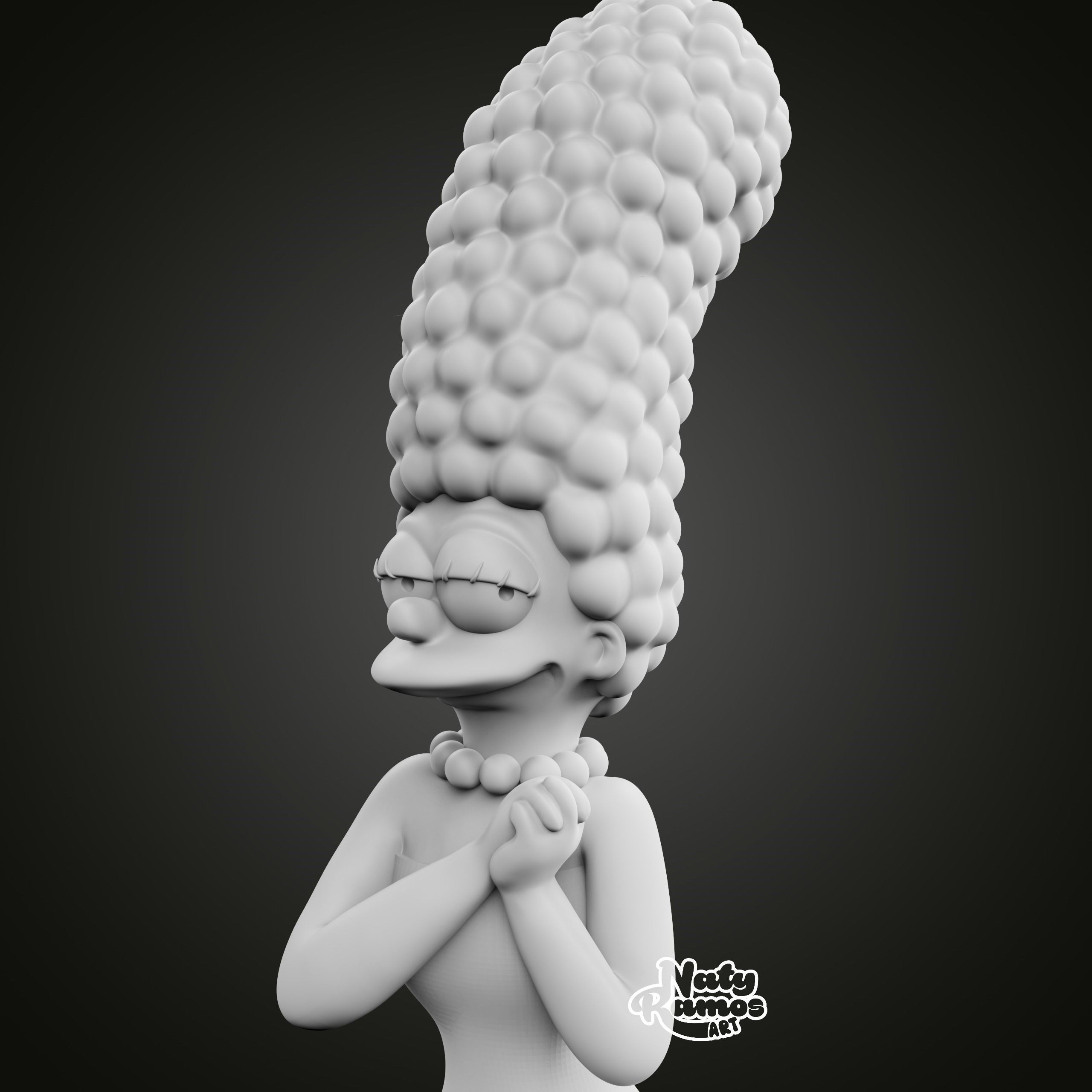 MARGE SIMPSON 3D model 3D printable | CGTrader
