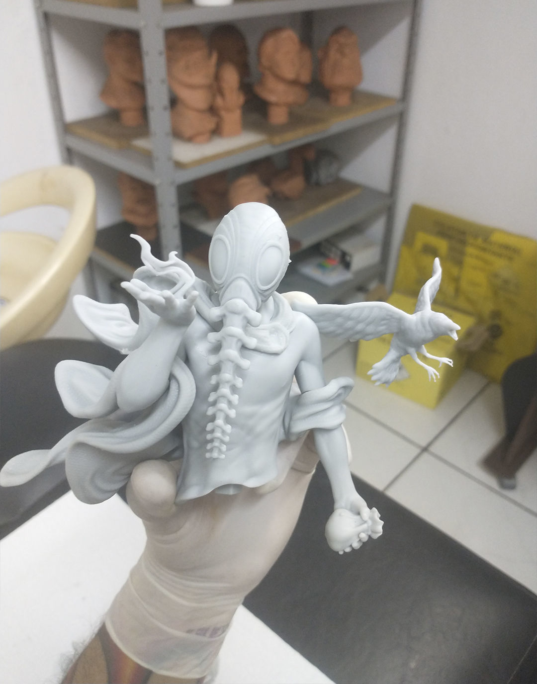 Sandman statue of demon 3D model 3D printable | CGTrader
