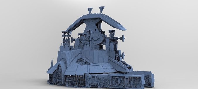 Jupiter Ruin launcher base Tower 3D model | CGTrader
