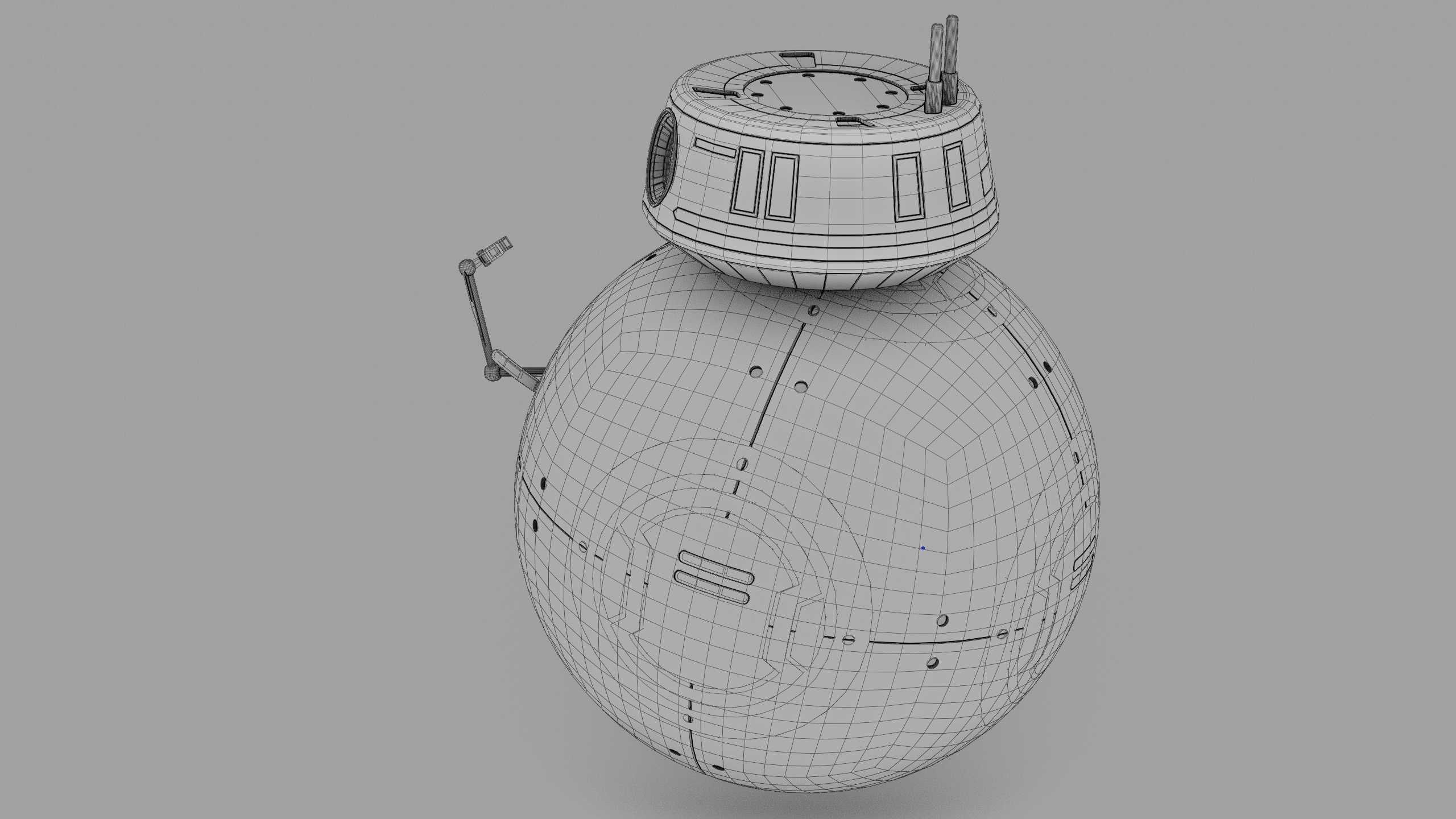 BB7 DROID RIGGED CHARACTER 3D model rigged | CGTrader