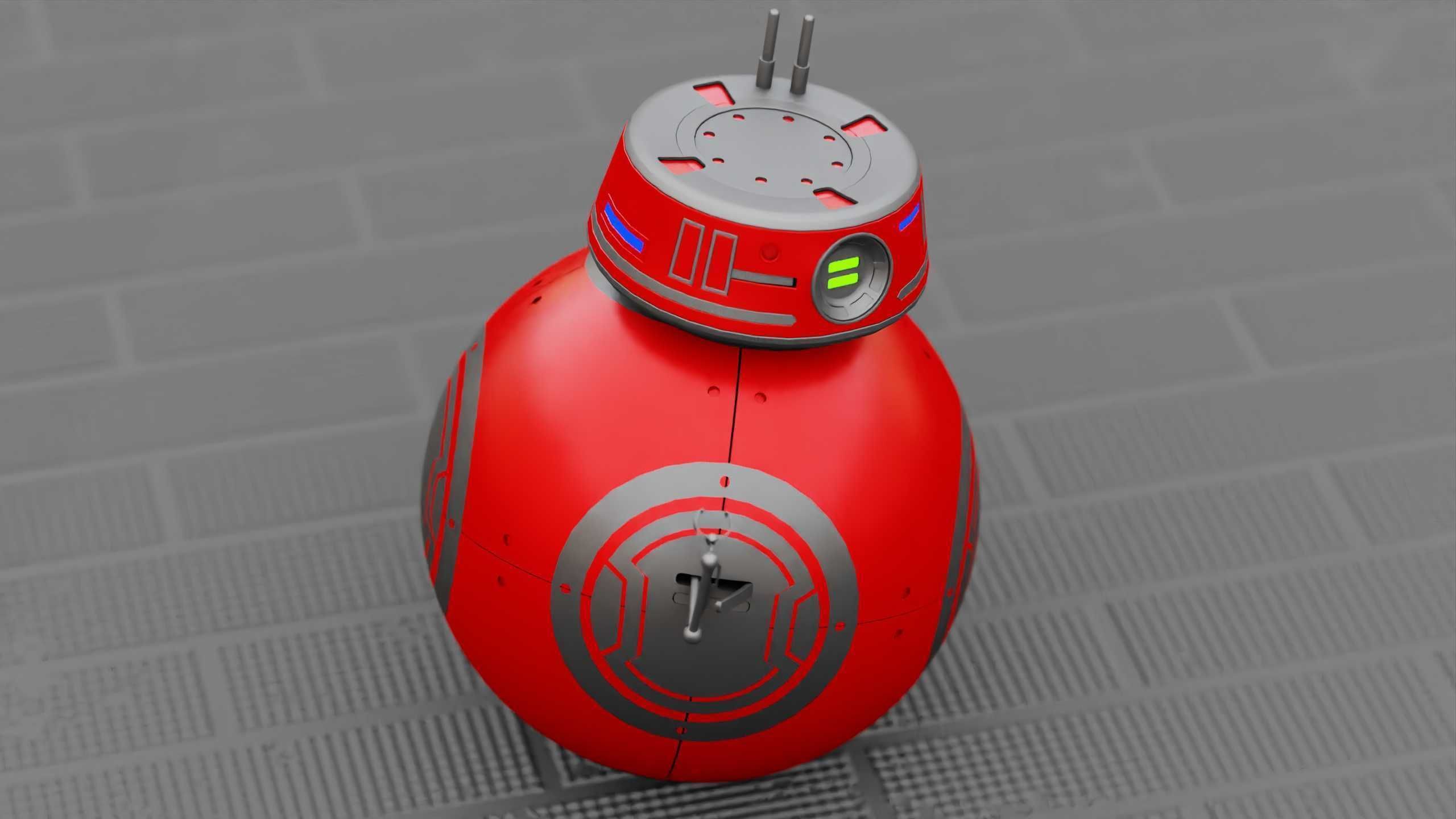 BB7 DROID RIGGED CHARACTER 3D model rigged | CGTrader