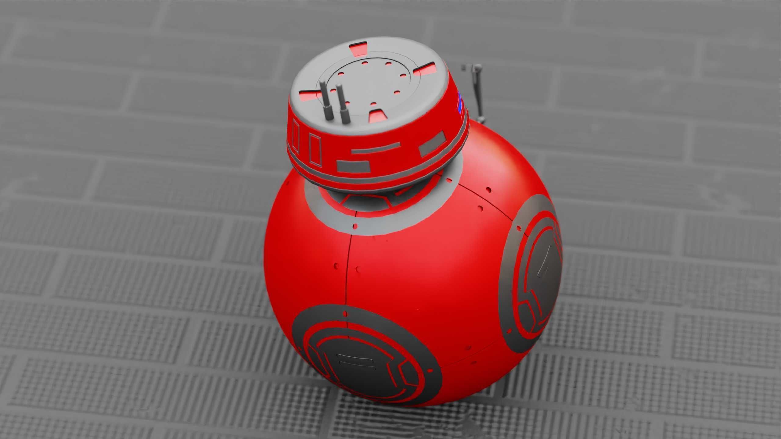 BB7 DROID RIGGED CHARACTER 3D model rigged | CGTrader