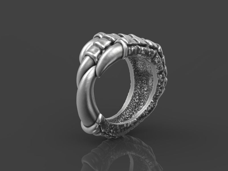 Crows foot ring 3d model for 3d printing 3D print model 3D model 3D ...