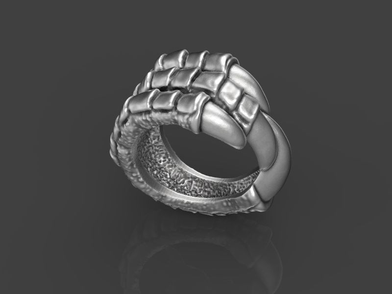 Crows foot ring 3d model for 3d printing 3D print model 3D model 3D ...