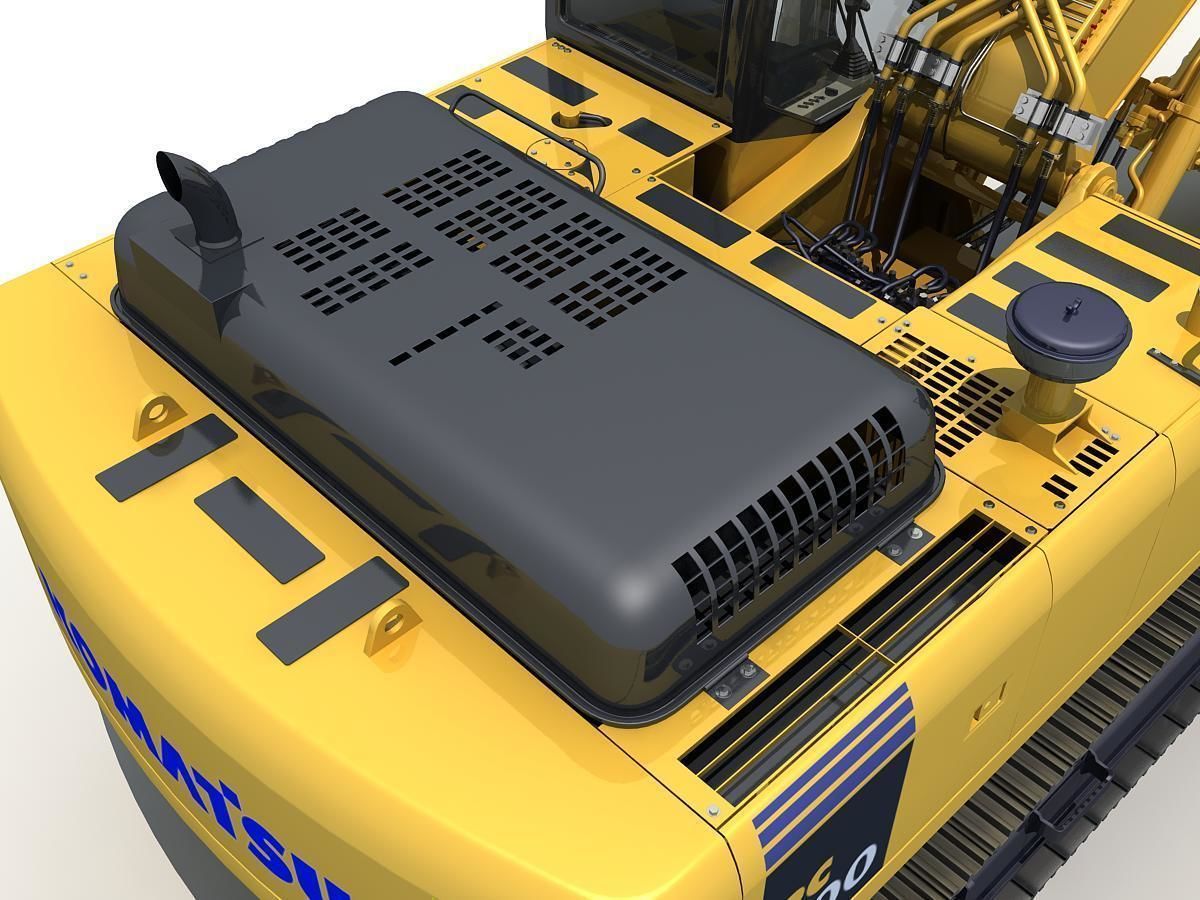 Komatsu Excavator PC300 3D model | CGTrader