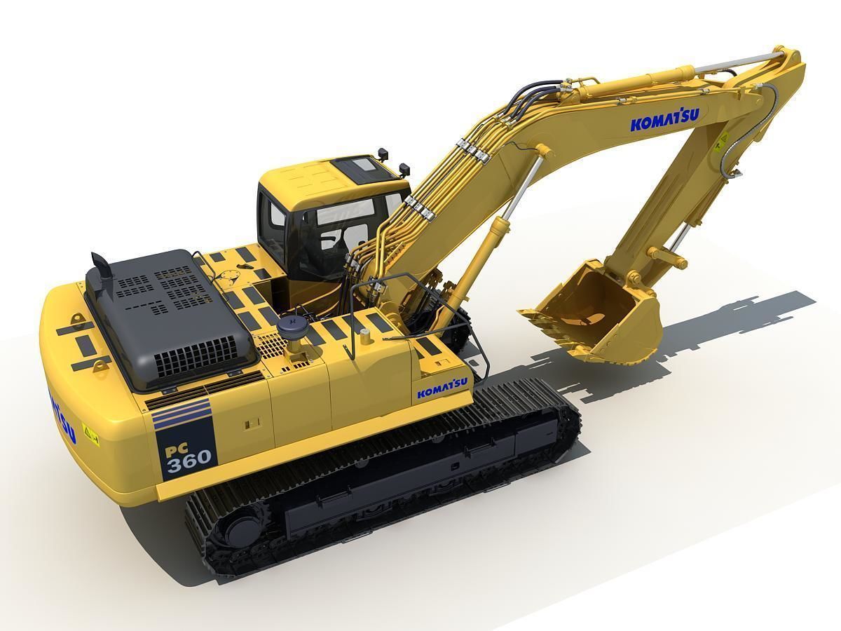 Komatsu Excavator PC360 3D model | CGTrader