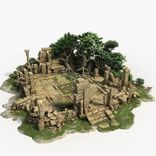 Temple Ruins 3D model | CGTrader
