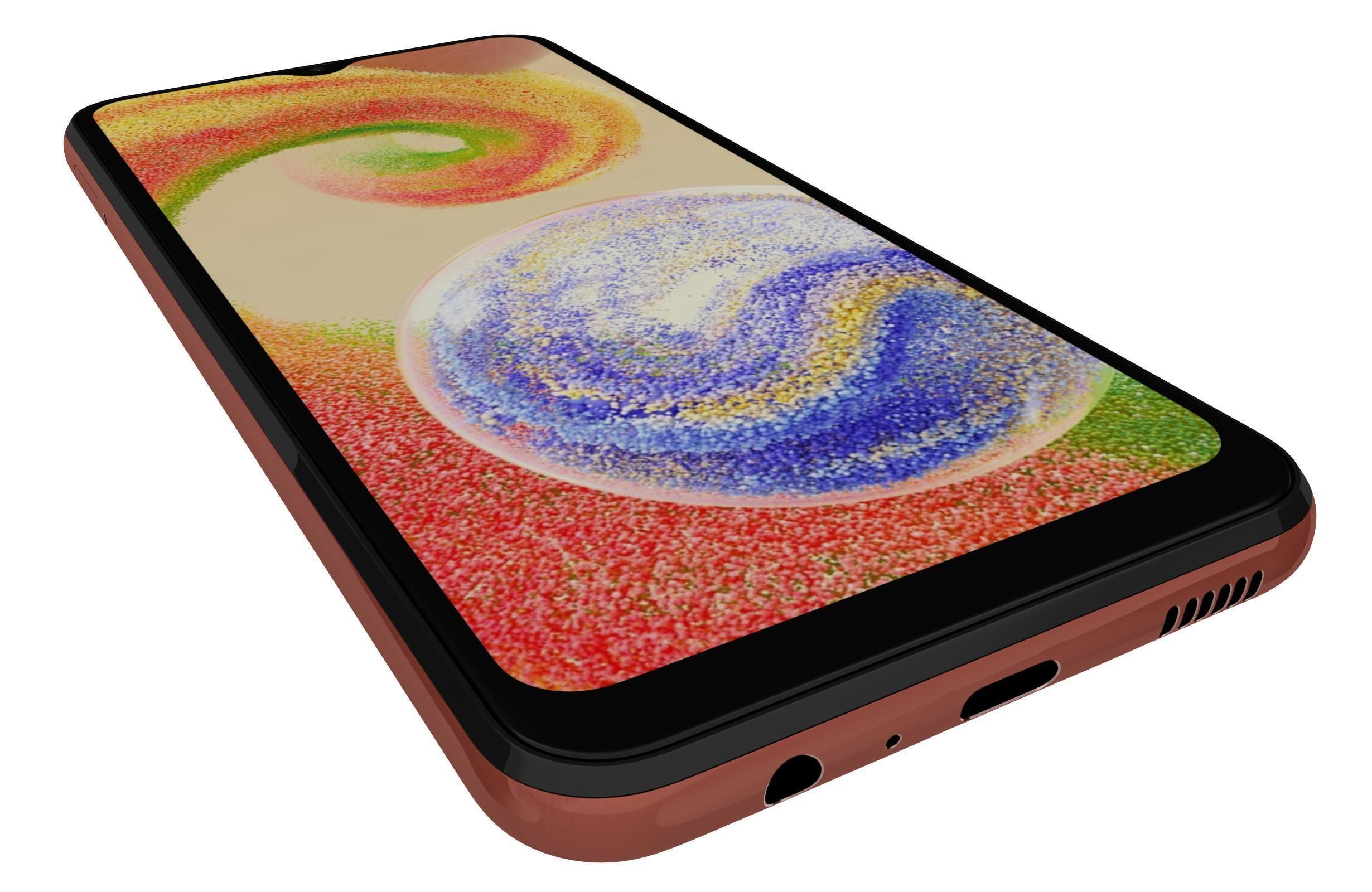Samsung Galaxy A04 Copper 3D model | CGTrader