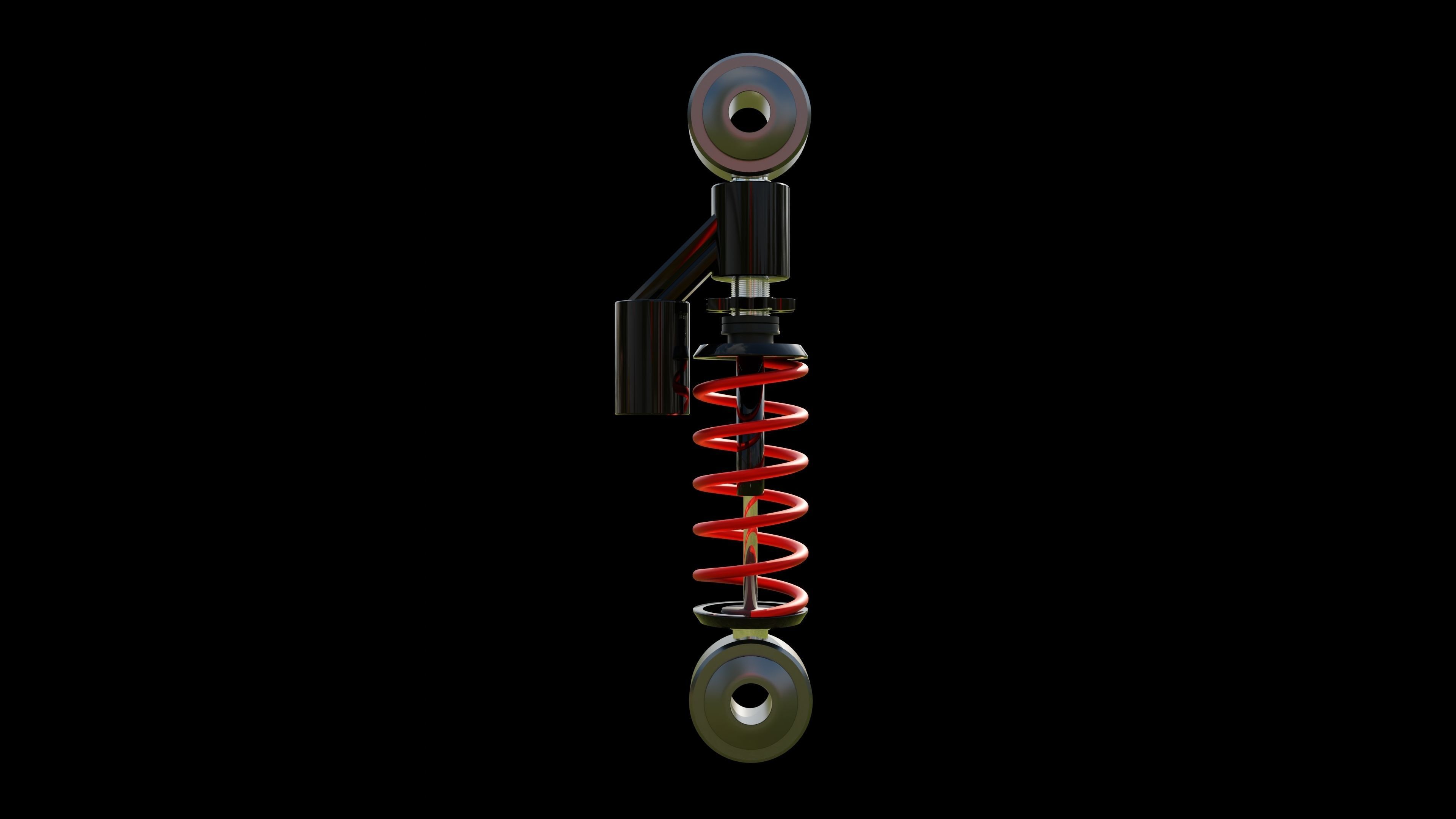 Shock absorber 3D model | CGTrader