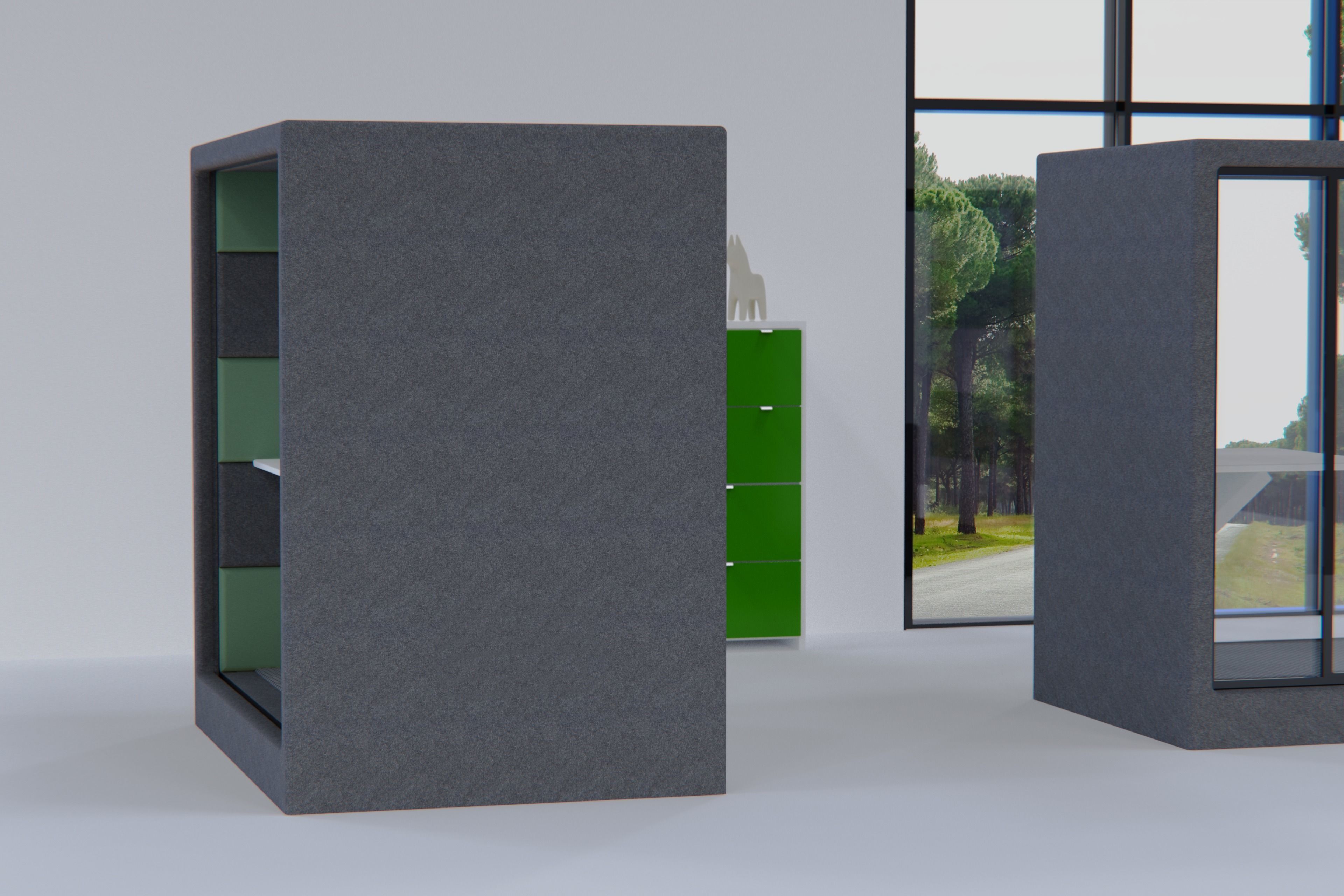 Personal office workspace 3D model | CGTrader