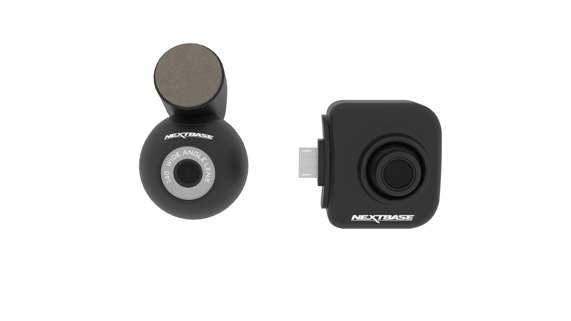 3D model Realistic Car Dash Cam model with attachments VR / AR / low ...