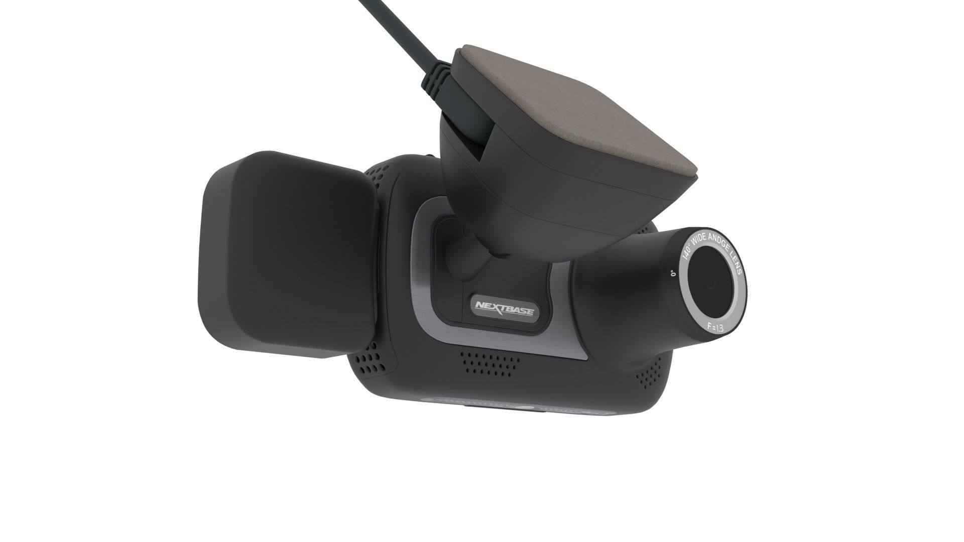 3D model Realistic Car Dash Cam model with attachments VR / AR / low ...