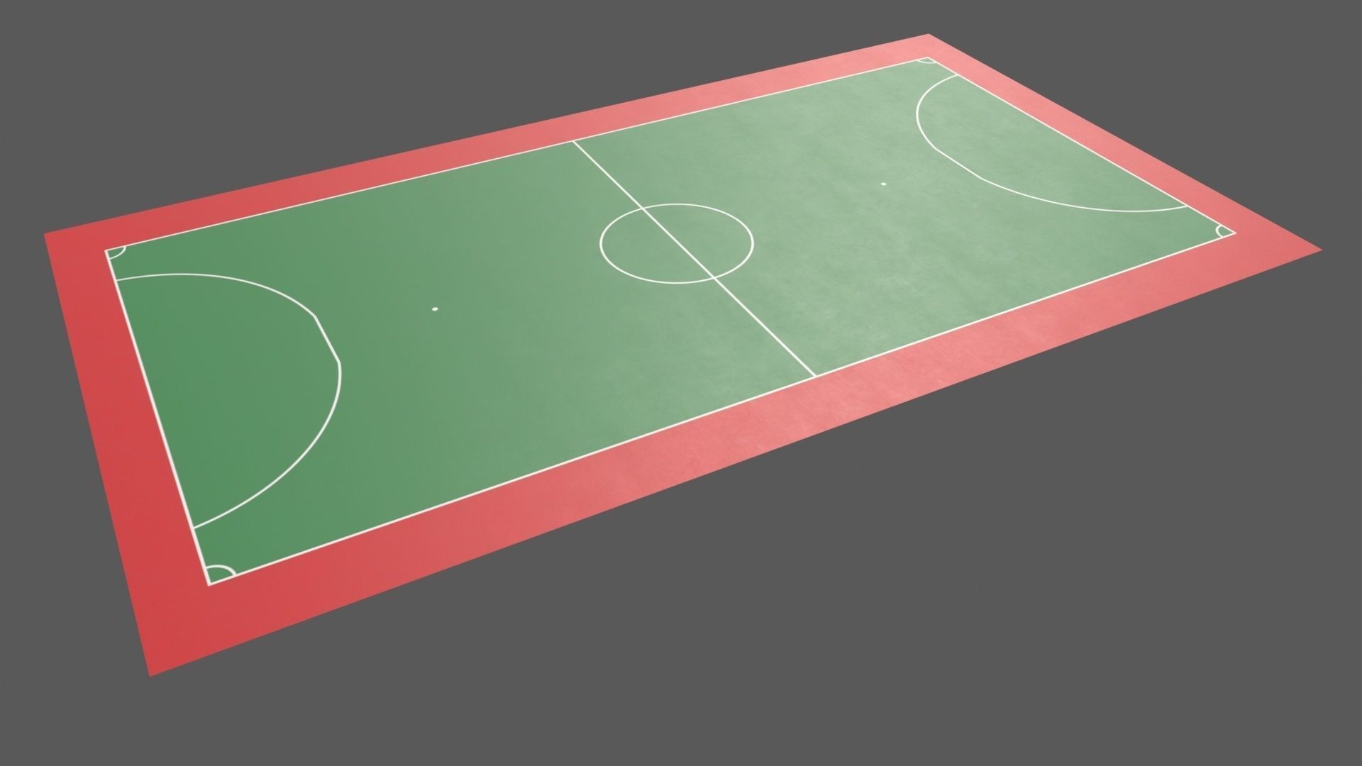 3D model PBR Soccer and Football Court Floor VR / AR / low-poly | CGTrader
