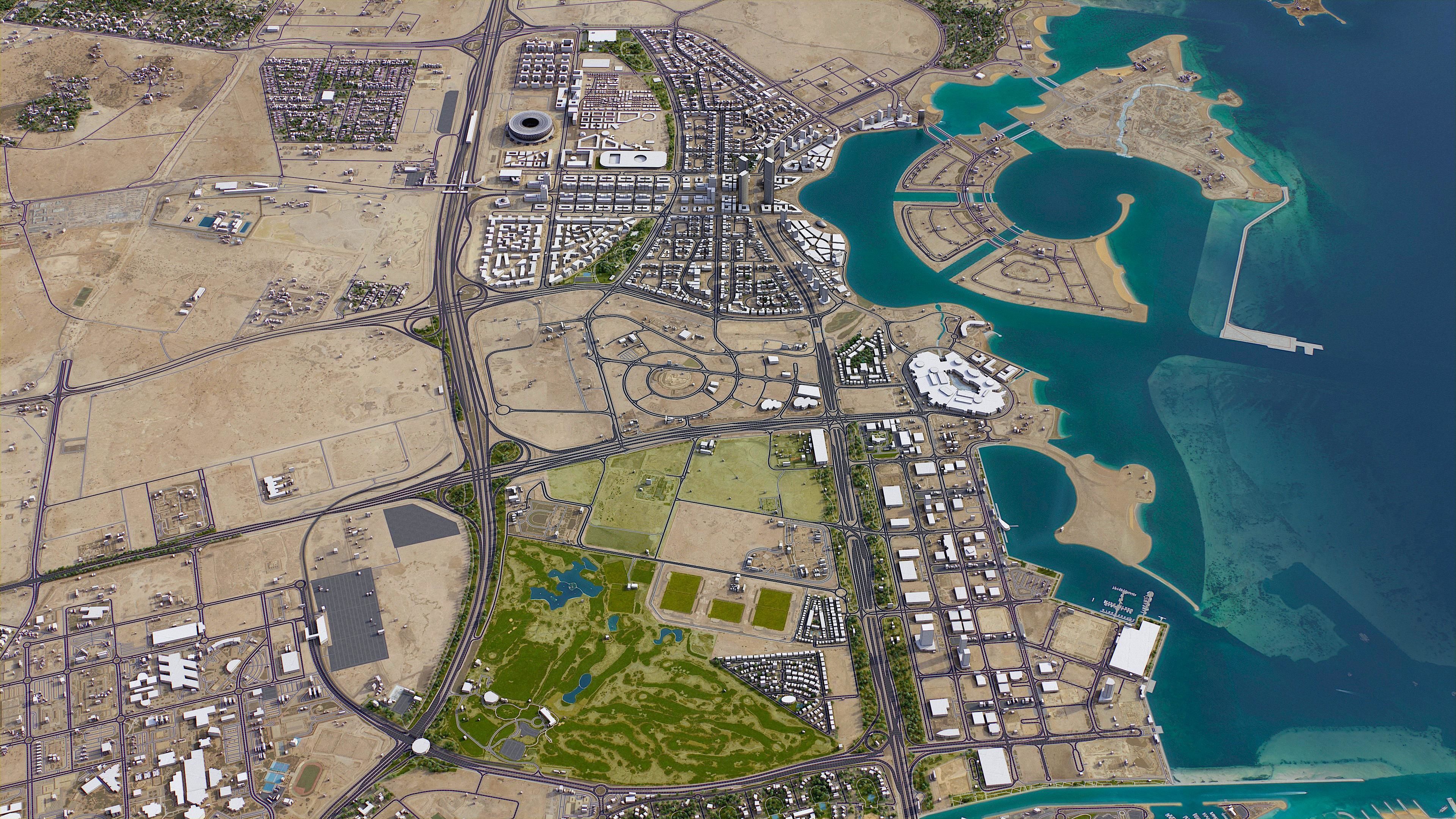 3D model Lusail VR / AR / low-poly | CGTrader