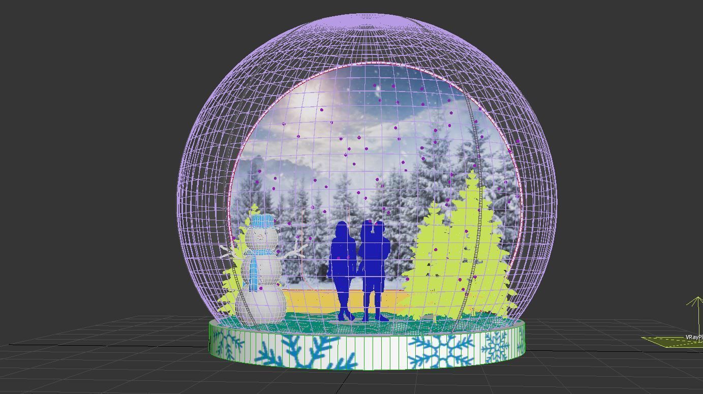 Snow Globe 3D model | CGTrader