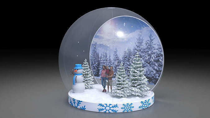 Snow Globe 3D model | CGTrader