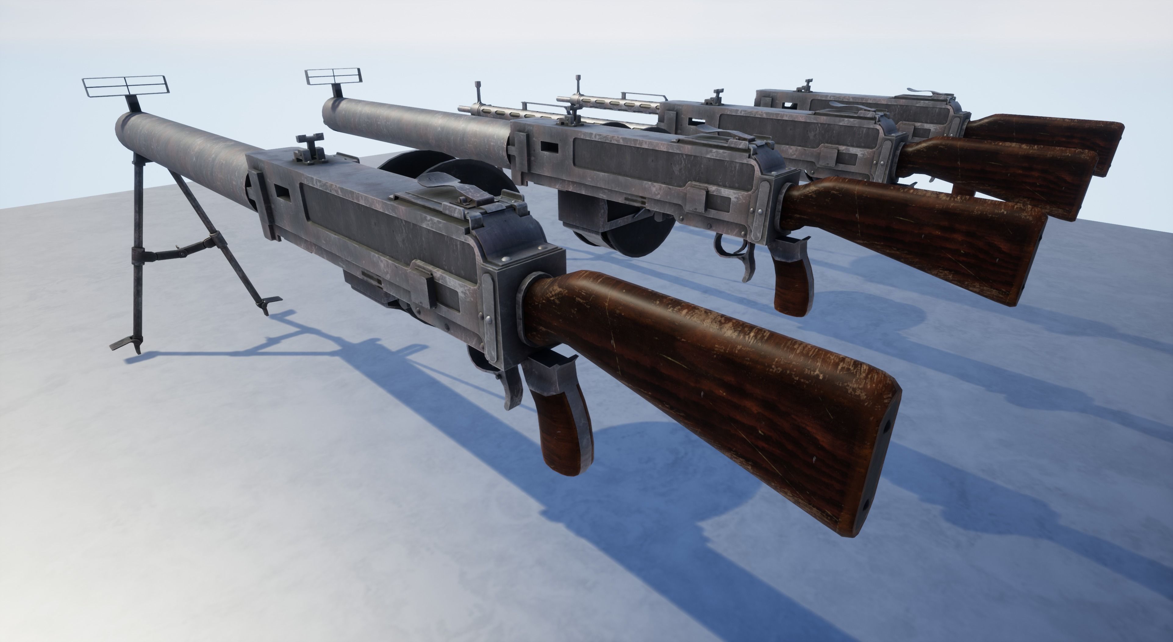 3D model Parabellum MG14 VR / AR / low-poly | CGTrader