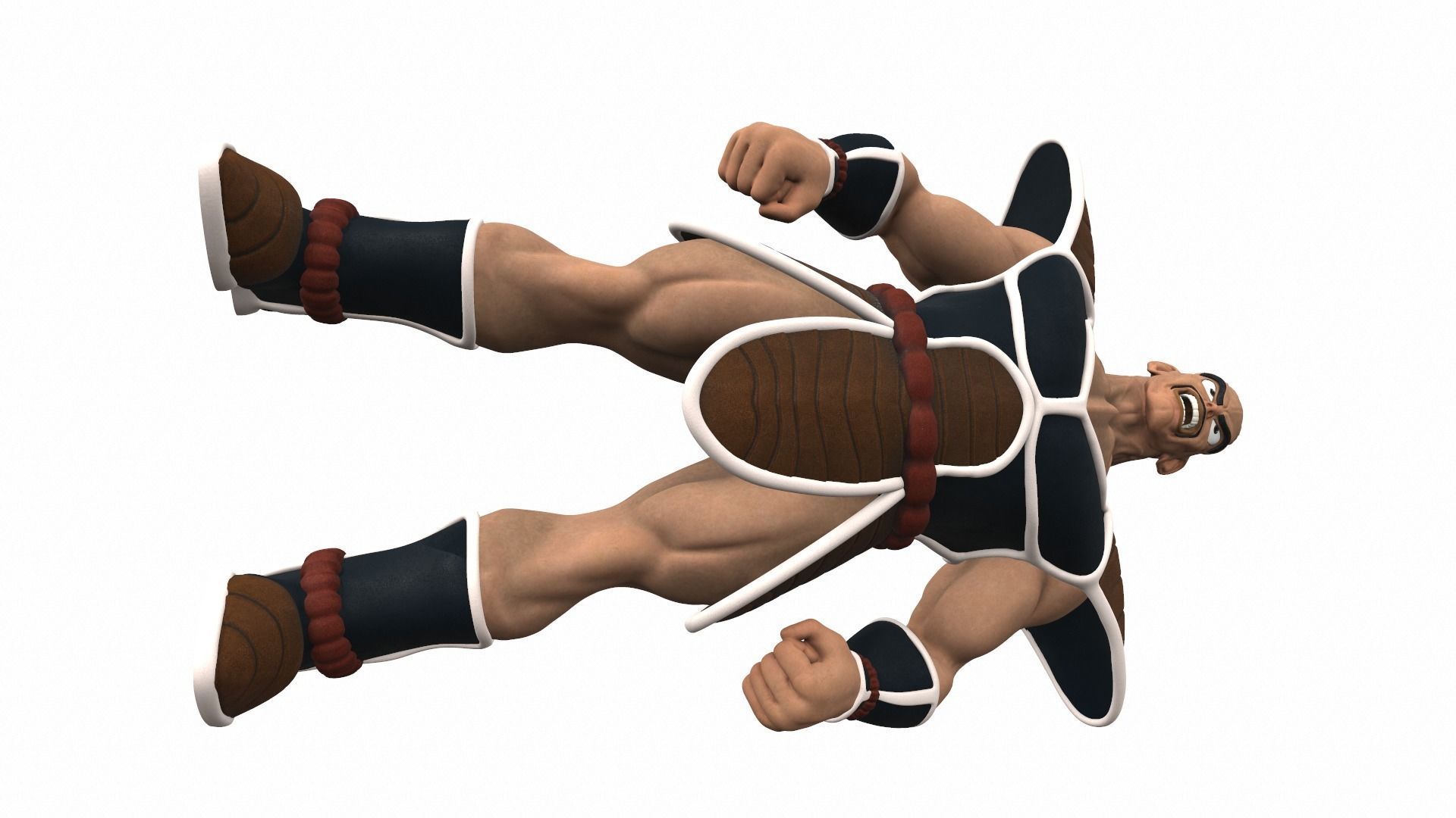 Nappa from Dragon Ball 3D model | CGTrader