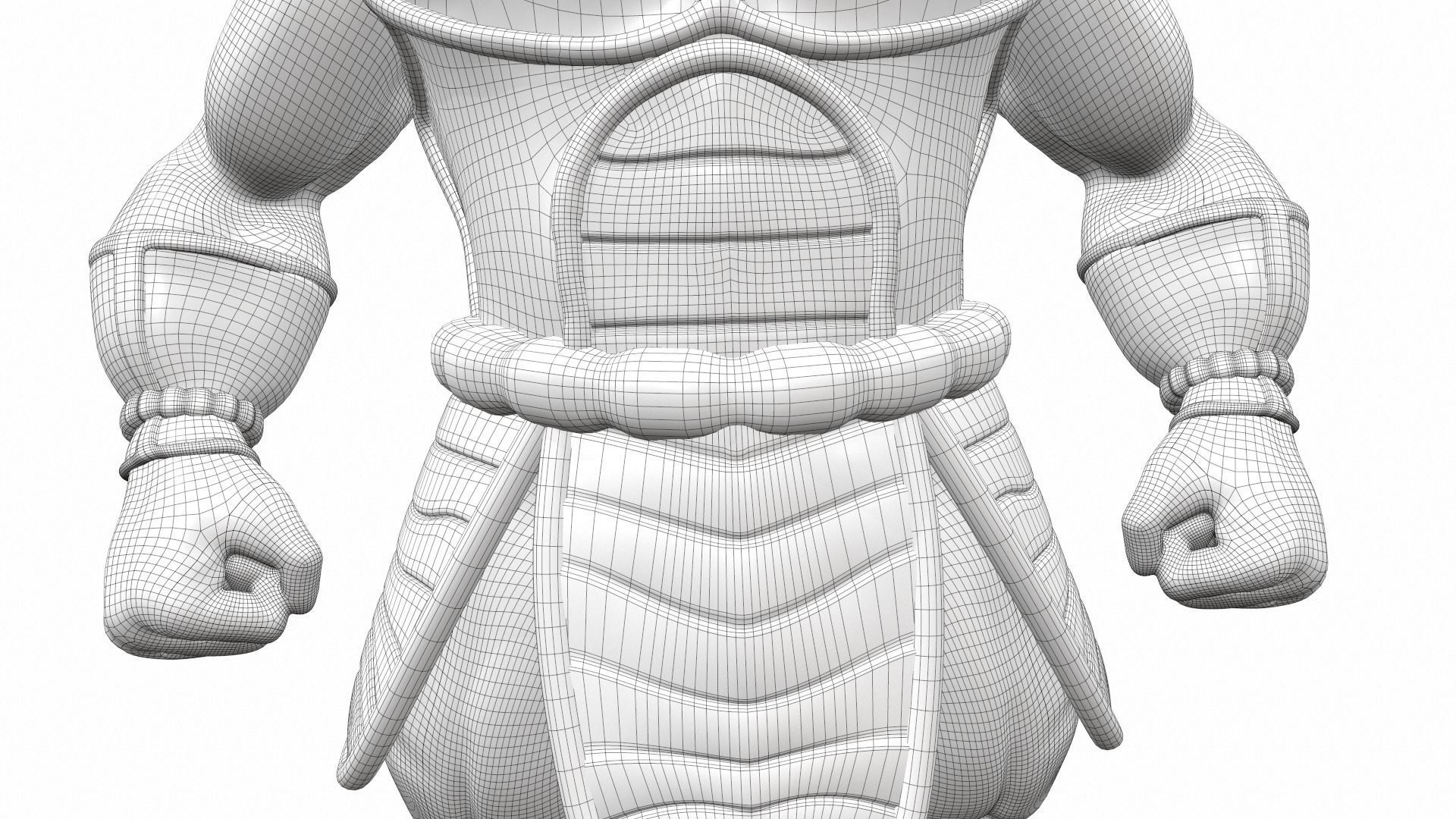 Nappa from Dragon Ball 3D model | CGTrader