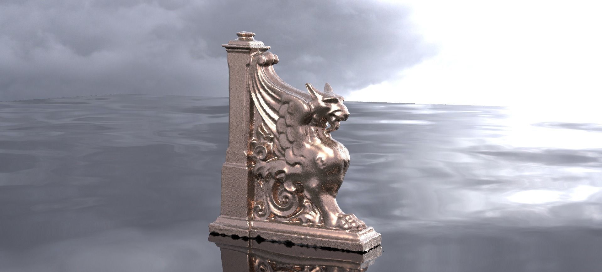 Dragon Stand 1 3D model | CGTrader