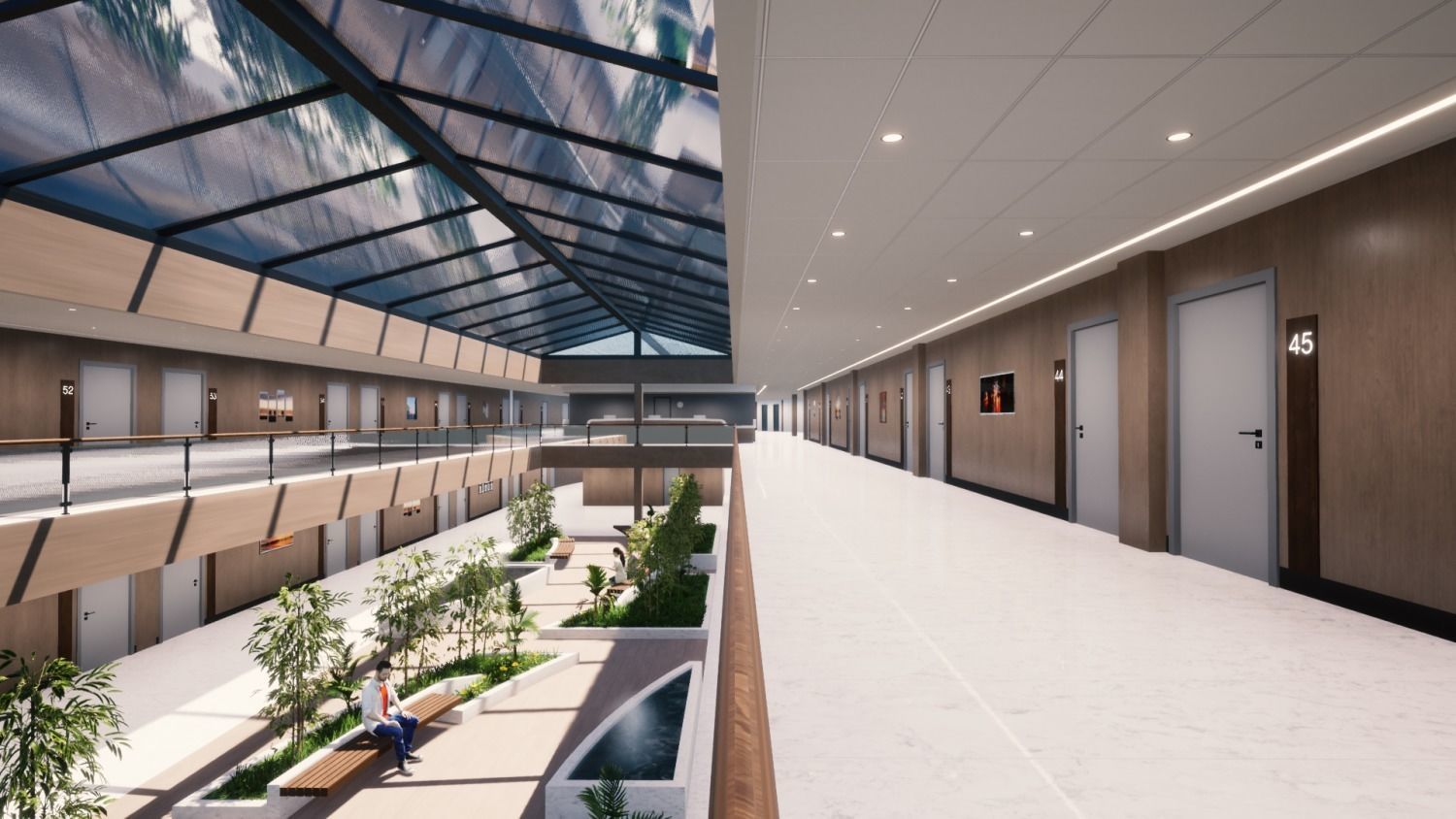 Hospital Building - General Hospital 3D model | CGTrader