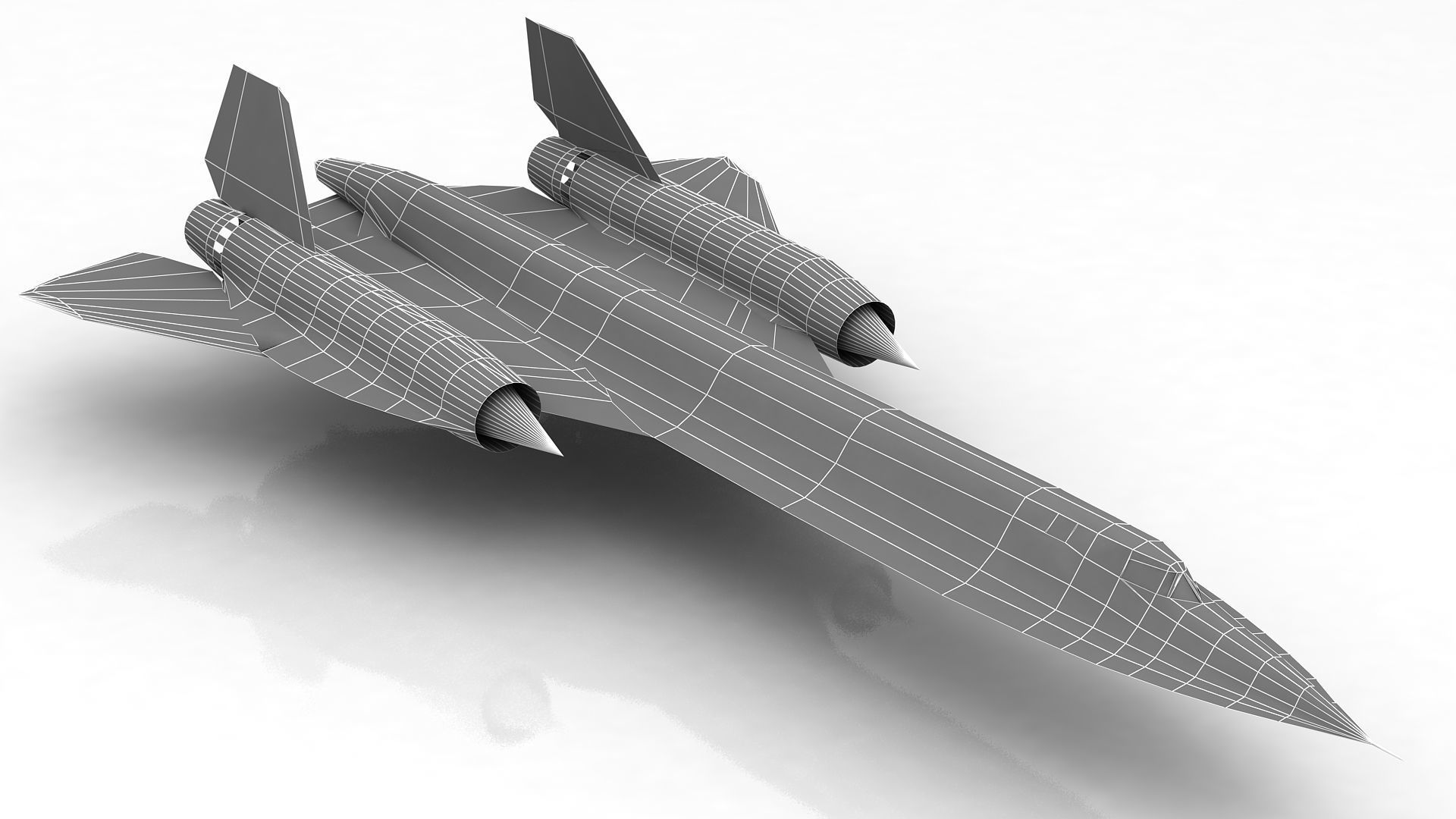 Lockheed SR-71 3D 3D model | CGTrader